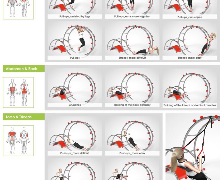 Multifunctional trainer | Stilum Outdoor Fitness Equipment